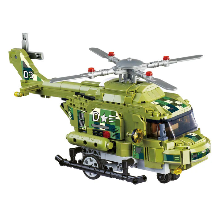 Wise Block RC Military Helicopter – Brilliant Sky Toys and Books